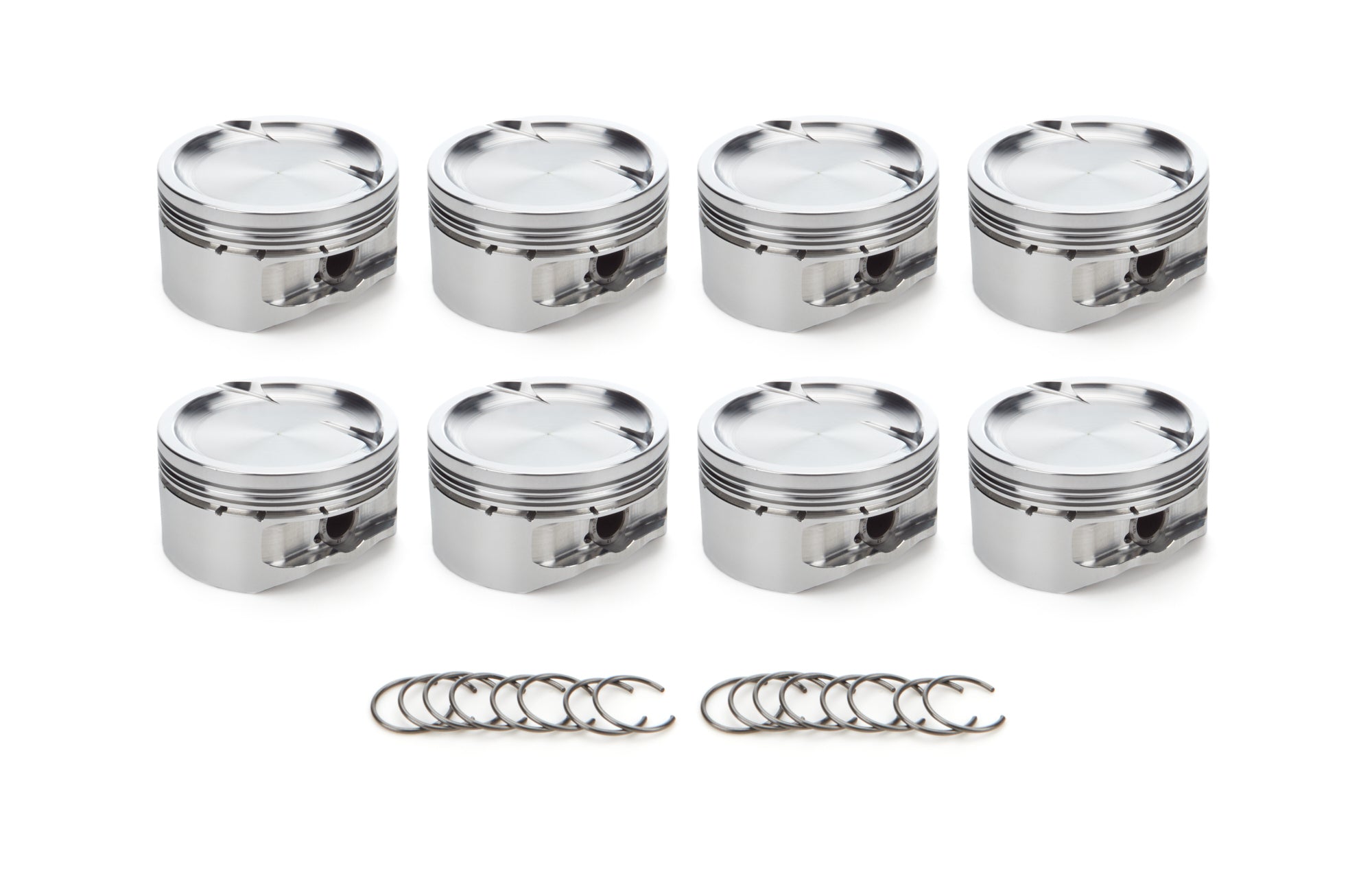 SBF Dished Piston Set 4.125 Bore - 34.2cc – Coastal Race Parts