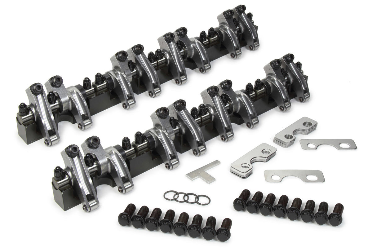 SBC Shaft Rocker Arm Kit w/Dart 13 degree Heads – Coastal Race Parts